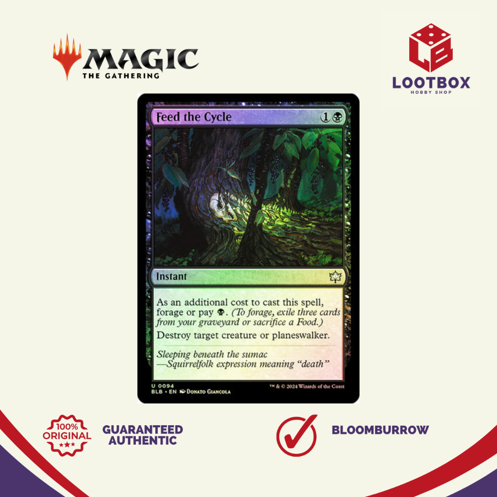 Magic the Gathering: Feed the Cycle (Uncommon) - Bloomburrow | Shopee Philippines