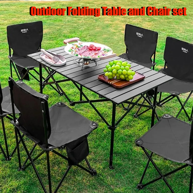 Portable Stall Tables Chairs Outdoor Desk Folding Table Aluminum Alloy ...