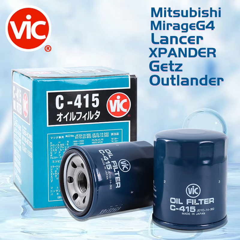 Japan Vic Oil Filter C-415 Hyundai Mazda Mitsubishi MirageG4/ Lancer ...