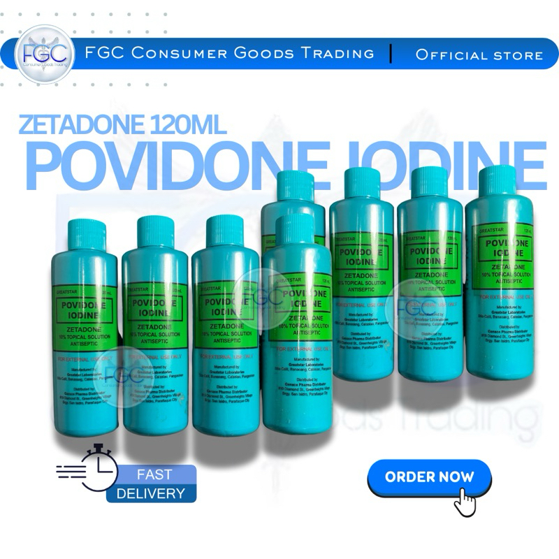 Povidone Iodine 15ml, 60ml, 120ml | Shopee Philippines