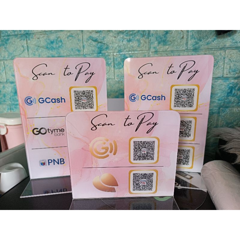 Acrylic Qr Codes Standee | Shopee Philippines