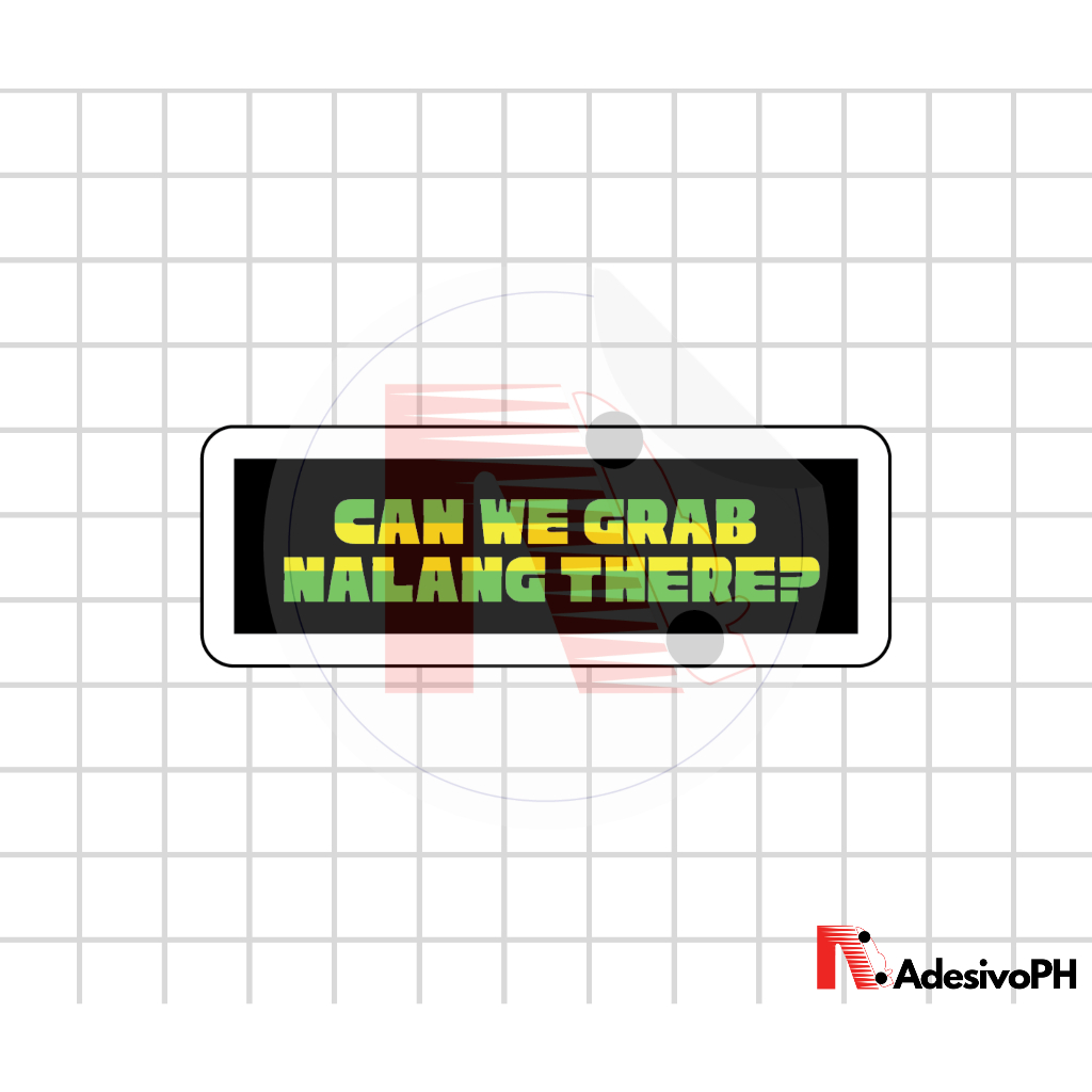Can we grab nalang there? Sticker - JEEPNEY SIGNS / MATTE / Waterproof ...