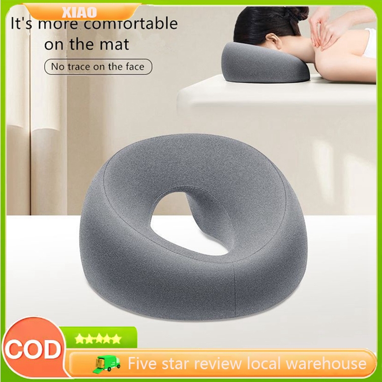 Ergonomics Lying Down Pillow Memory Foam Breathable Head Rest Support ...