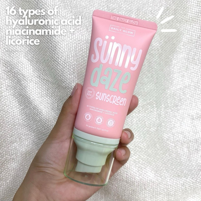 The Daily Glow Sunny Daze Sunscreen SPF 50 PA+++++ | Shopee Philippines