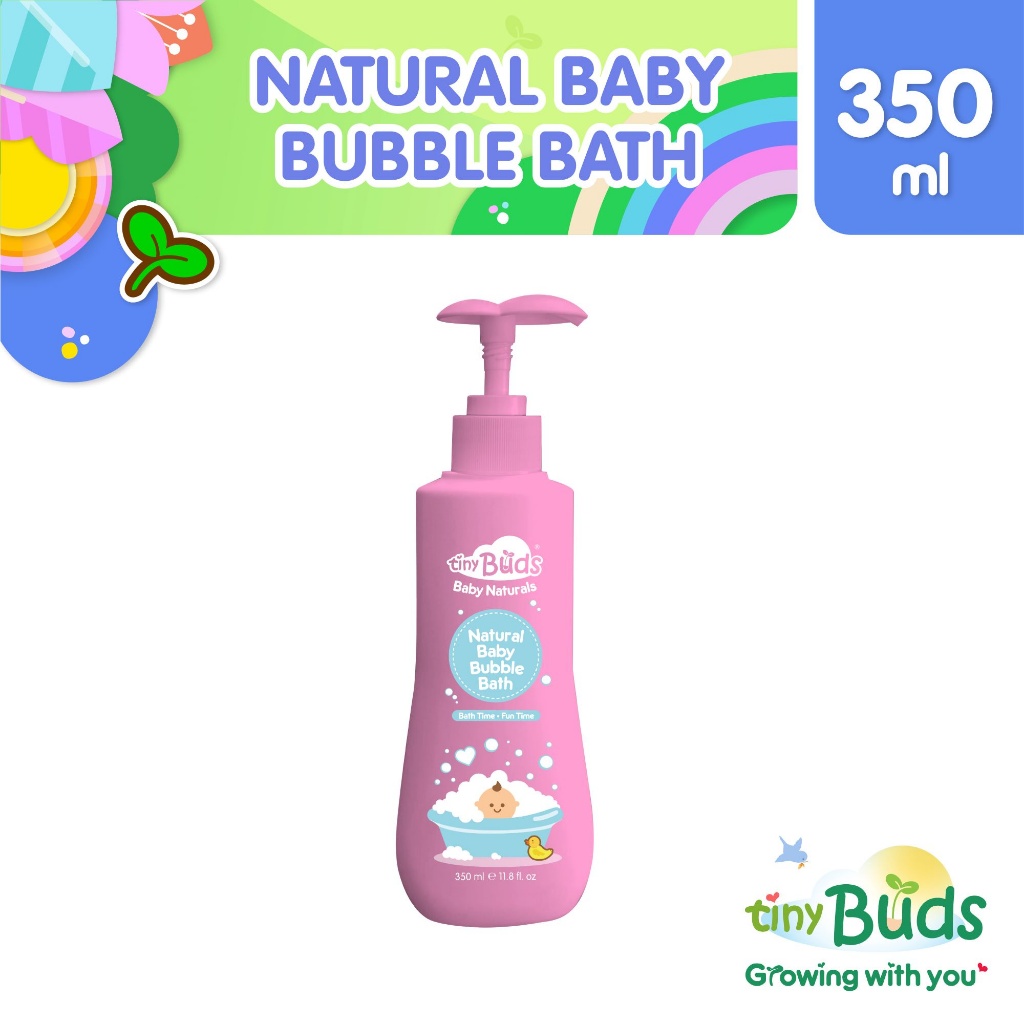 Tiny Buds Natural Baby Bubble Bath 350ML | Shopee Philippines