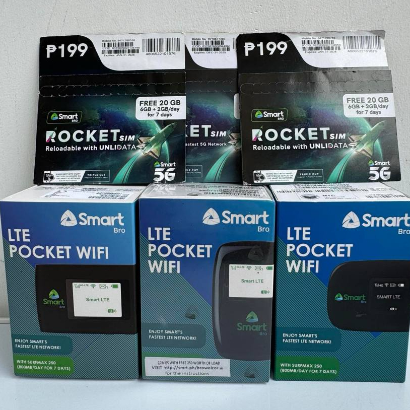 Smart Bro Pocket Wifi Lte with Rocket Simcard 20gb ( Fast Delivery ...