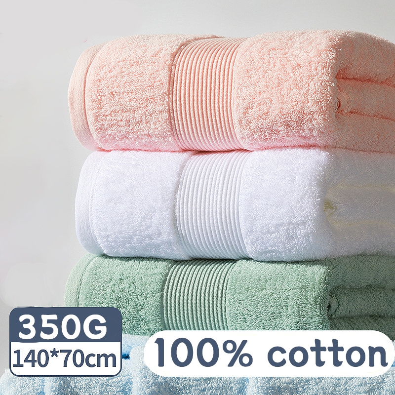 Big Size Towel Bath for Adult 100% Cotton White Bath Towel for Kids ...