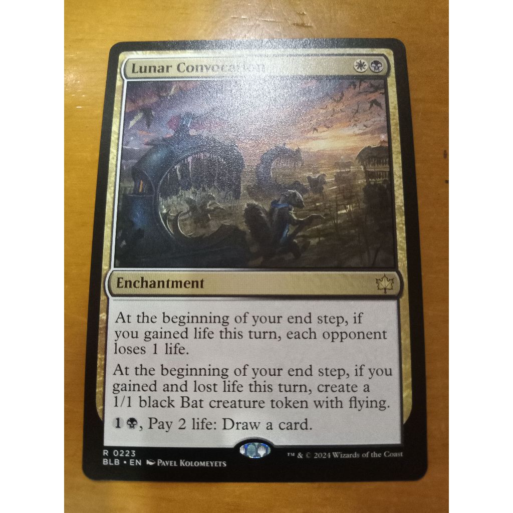 MTG Lunar Convocation Rare BLB Bloomburrow Magic the Gathering | Shopee ...