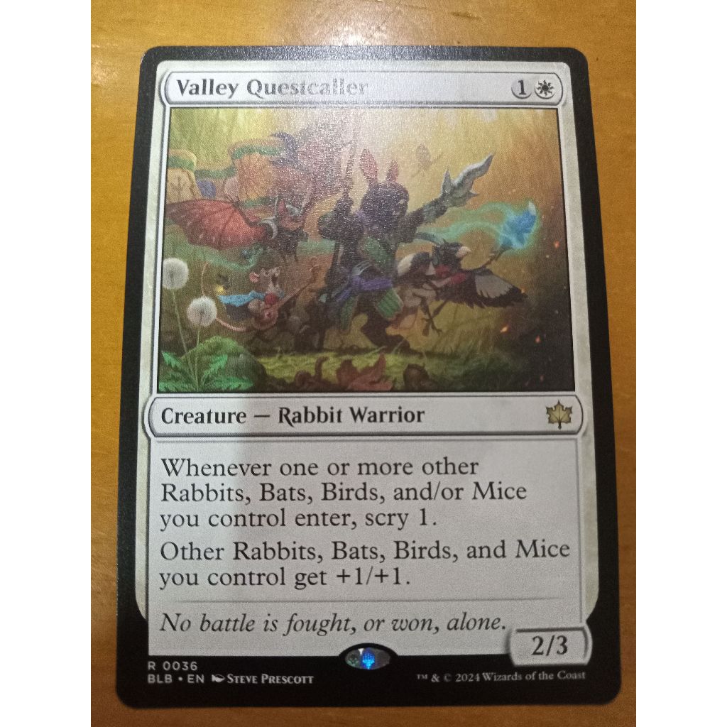 MTG Valley Questcaller Rare BLB Bloomburrow Magic the Gathering | Shopee Philippines
