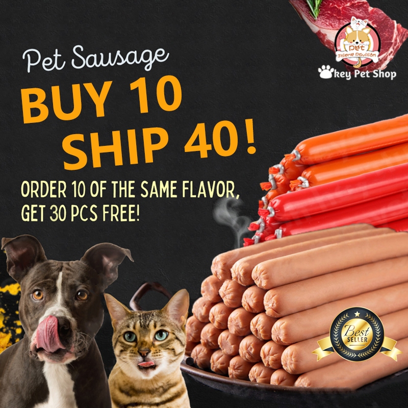 【Buy 10 Ship 40】15g High Quality Dog Treats Pet Dog Sausage Dog Food Cat Food Cat Treats Dog ...