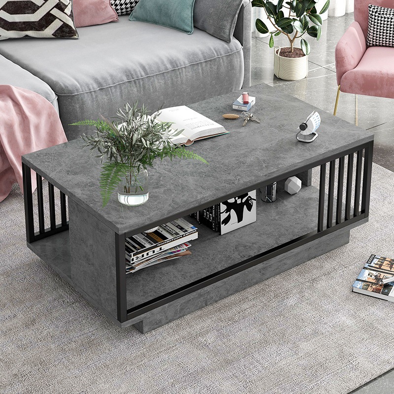 Simple modern coffee table small apartment coffee table living room ...