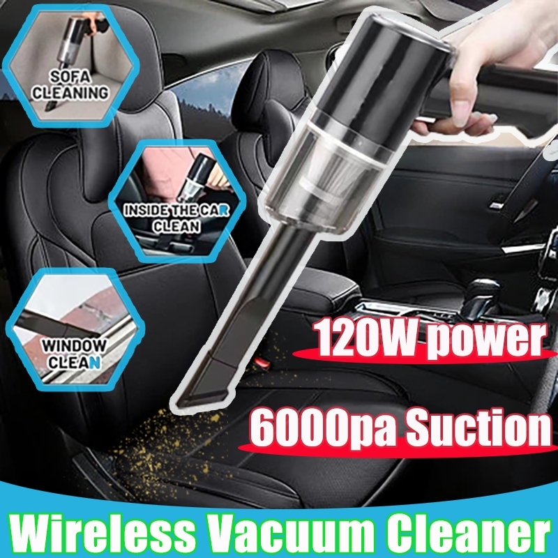 3 in1 Car Home Portable Vacuum Cleaner Mini Mute Wireless Handheld ...