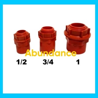 PVC Orange Male adapter with lock nut | Shopee Philippines