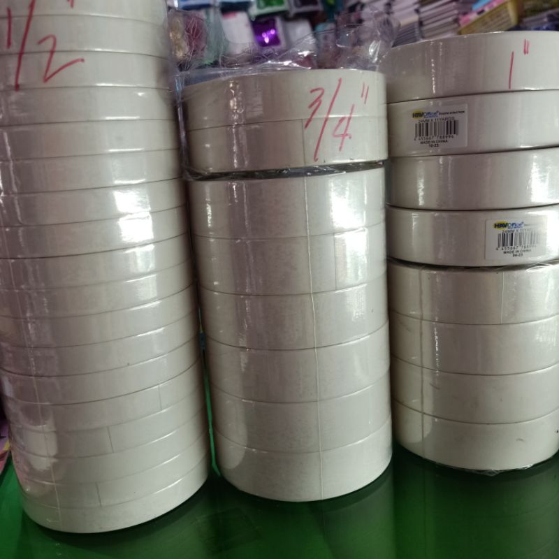 Double sided tape (HBW) available in different sizes | Shopee Philippines