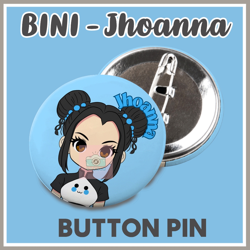 BINI Jhoanna Robles Button Pin 32 mm Chibi Cartoon Style | Shopee ...