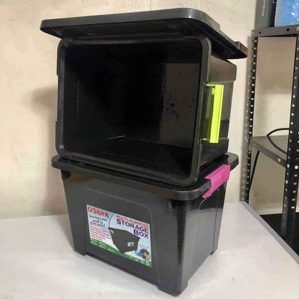 28liters OSAKA STORAGE BOX WITH WHEELS (16''x12''x10) | Shopee Philippines