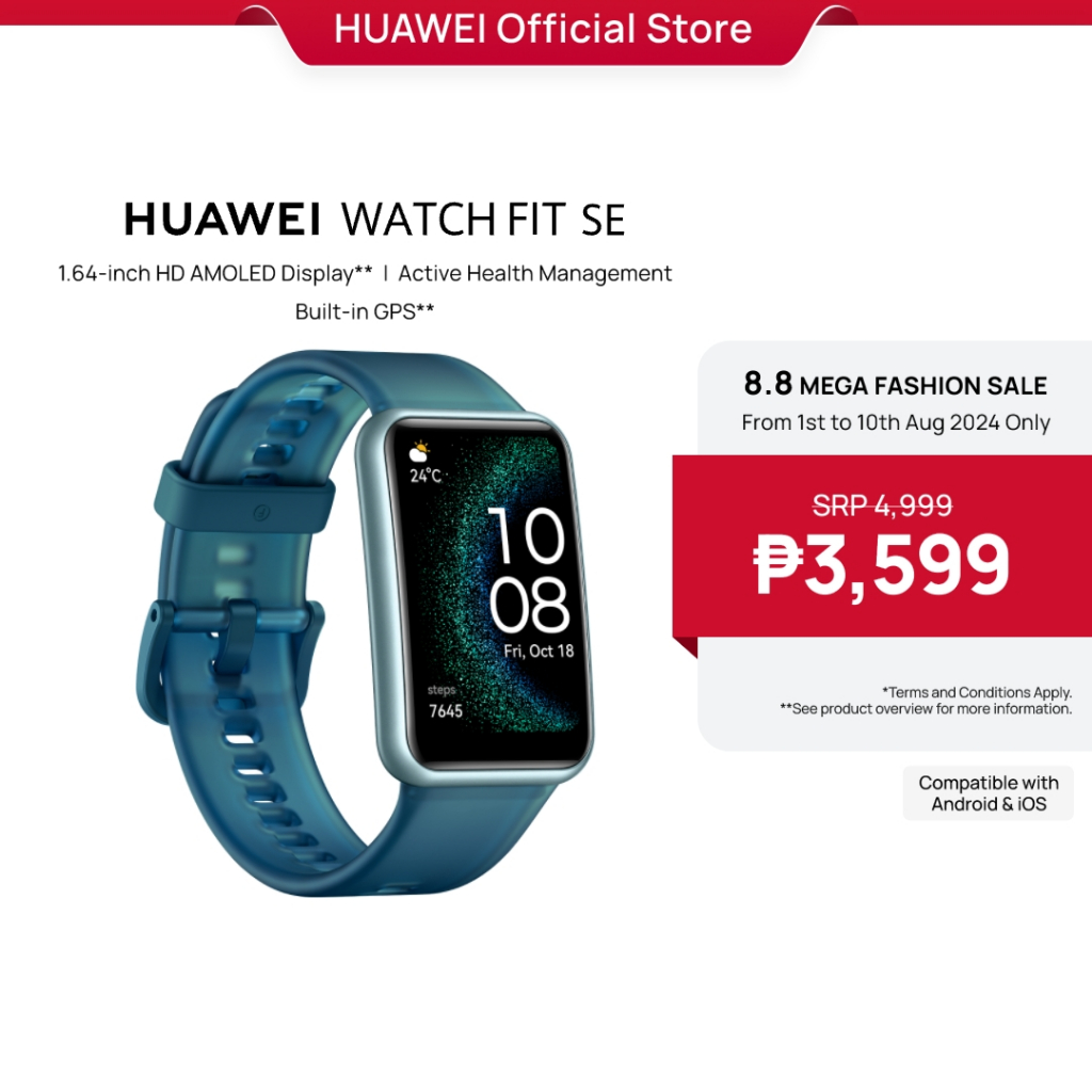 HUAWEI WATCH FIT Special Edition Smartwatch | Shopee Philippines