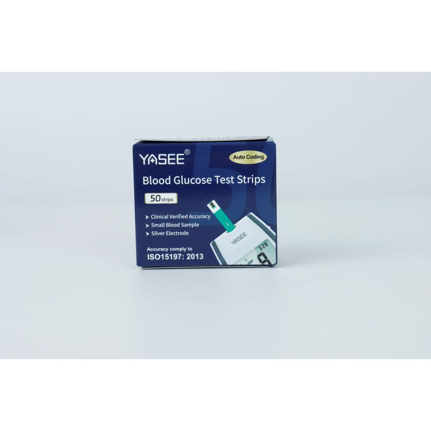 Yasee GLS-77 Blood Glucose Test Strips 50pcs with Lancets (FOR YASEE ...