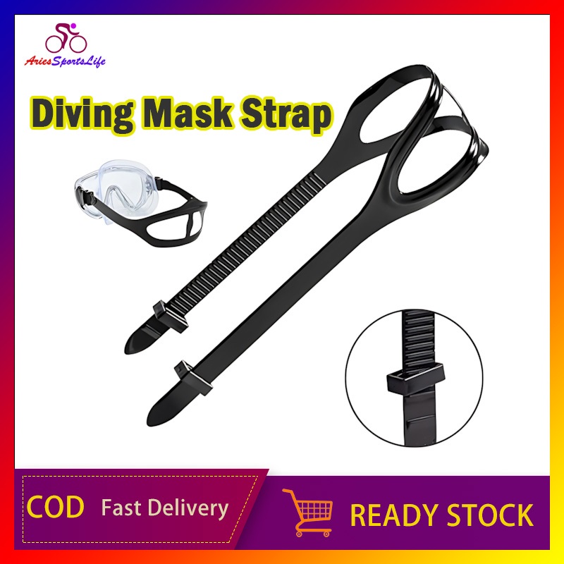 Silicone Dive Mask Strap Scuba Mask Strap Snorkeling Mask Strap ...