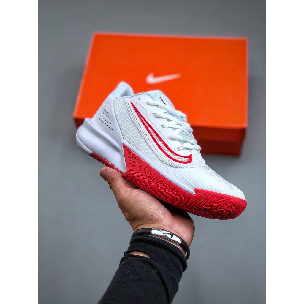 Nike Precision 7 Basketball shoes for men white red | Shopee Philippines