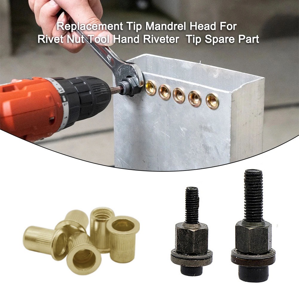 M6 M8 Hand Rivet Nut Head Carbon Steel Rivet Flat Head Accessories With ...