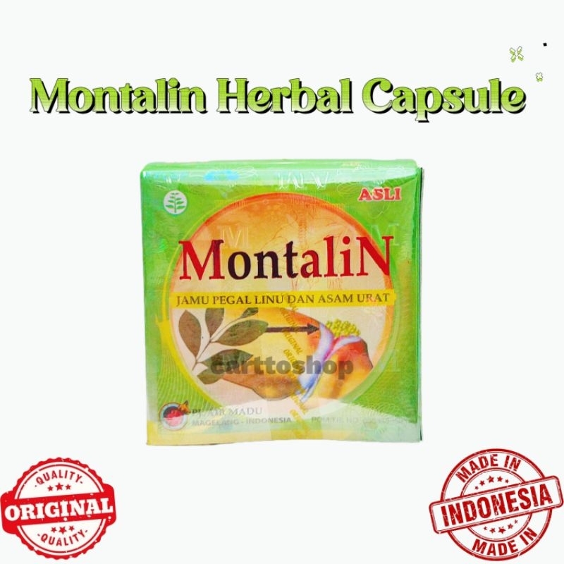 MONTALIN HERBAL CAPSULE ORIGINAL 1pack (10sachet) | Shopee Philippines