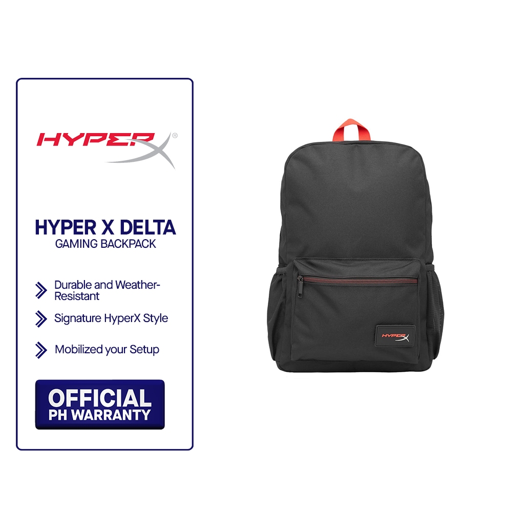 HyperX Delta - Gaming Backpack Built for travel and commuting | Shopee ...