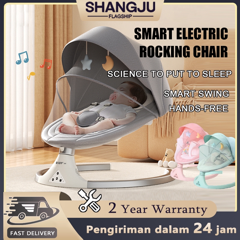 Baby electric Rocking chair Smart Bluetooth electric baby rocking chair ...