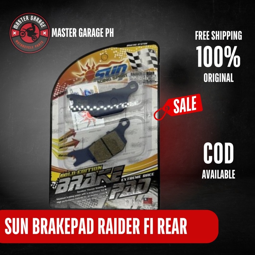 Sun Racing Brake Pad BRASS R150 Raider Raider150 fi REAR | Shopee ...