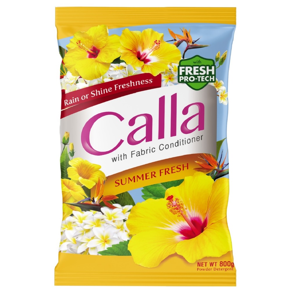 Calla Summer Fresh Laundry Powder 800g | Shopee Philippines