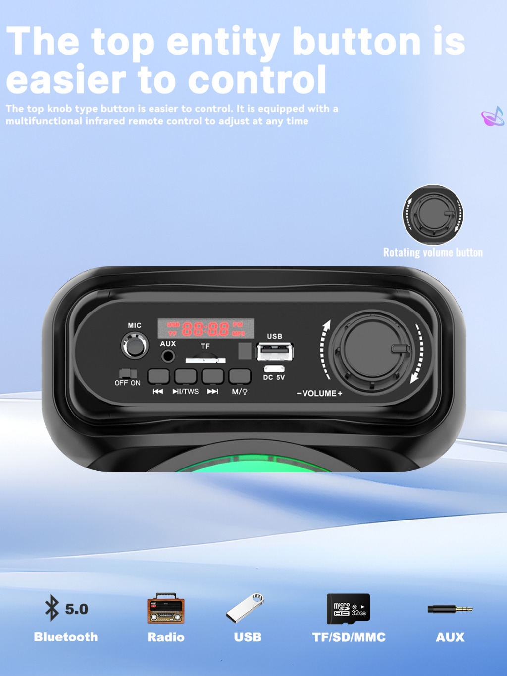 【PRO MAX BASS】Speaker Bluetooth Karaoke With Free Mic Big Size Original ...