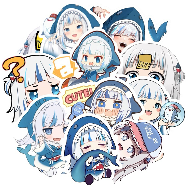 Gawr Gura Journal Sticker Pack (25pcs) | Shopee Philippines