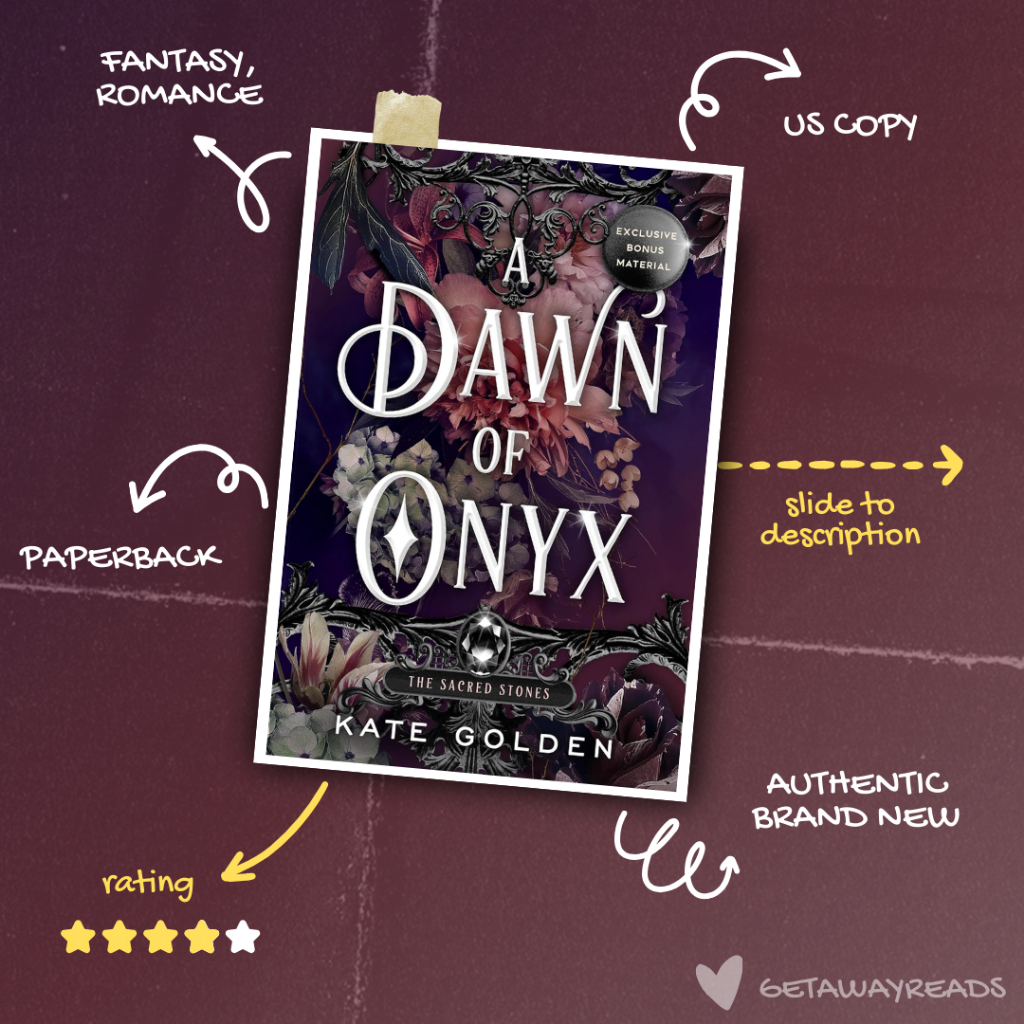 A Dawn of Onyx (The Sacred Stones, 1) by Kate Golden (Paperback ...