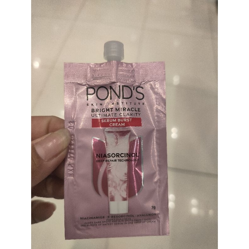 PONDS Serum Burst Cream Niasorcinol 7g | Shopee Philippines