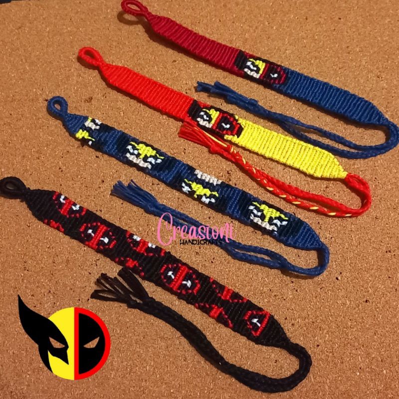 deadpool wolverine alpha friendship bracelet 7days preorder | Shopee ...