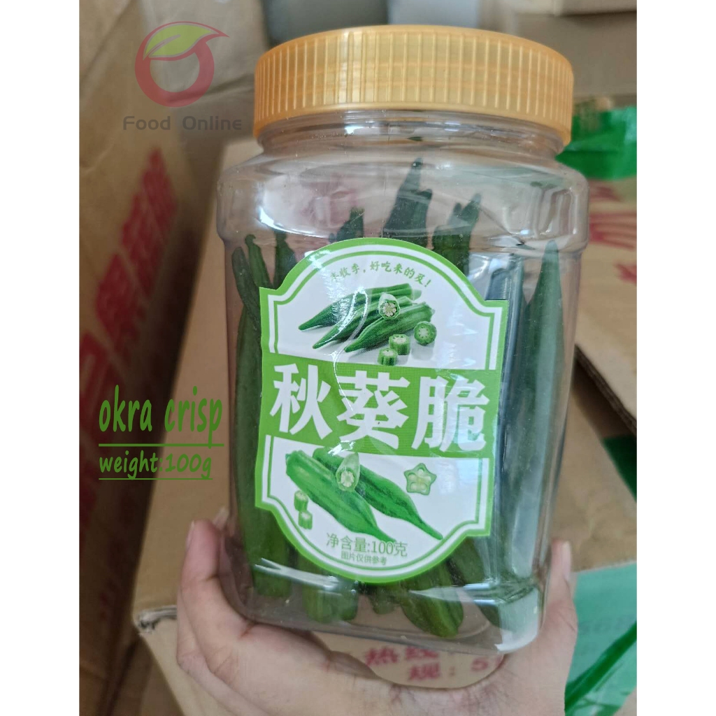 Okra Veggie Chips fruit and vegetable crisp snack | Shopee Philippines
