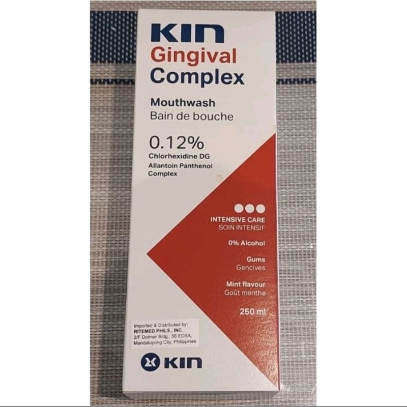 KIN GINGIVAL COMPLEX MOUTHWASH 0.12% | Shopee Philippines