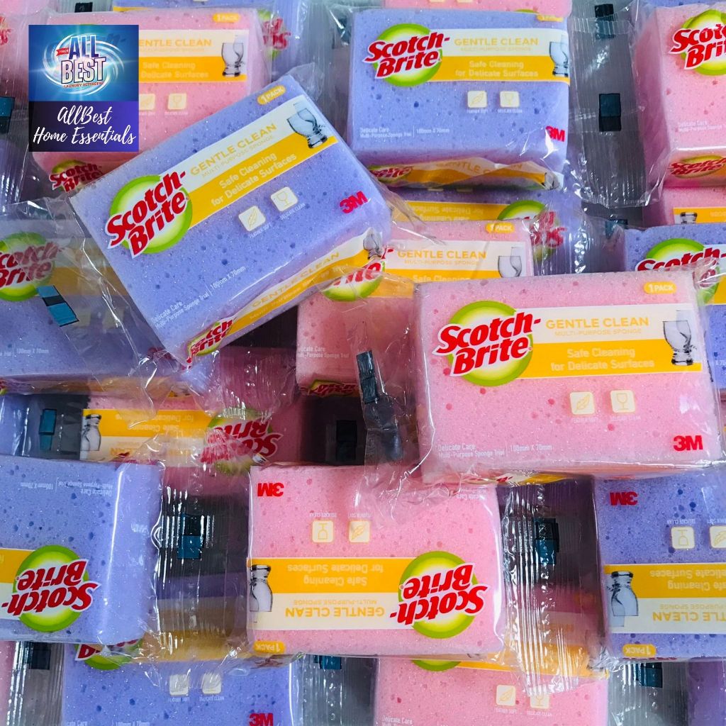 1 pc Scotch Brite Heavy Duty Sponge Purple/Pink | Shopee Philippines