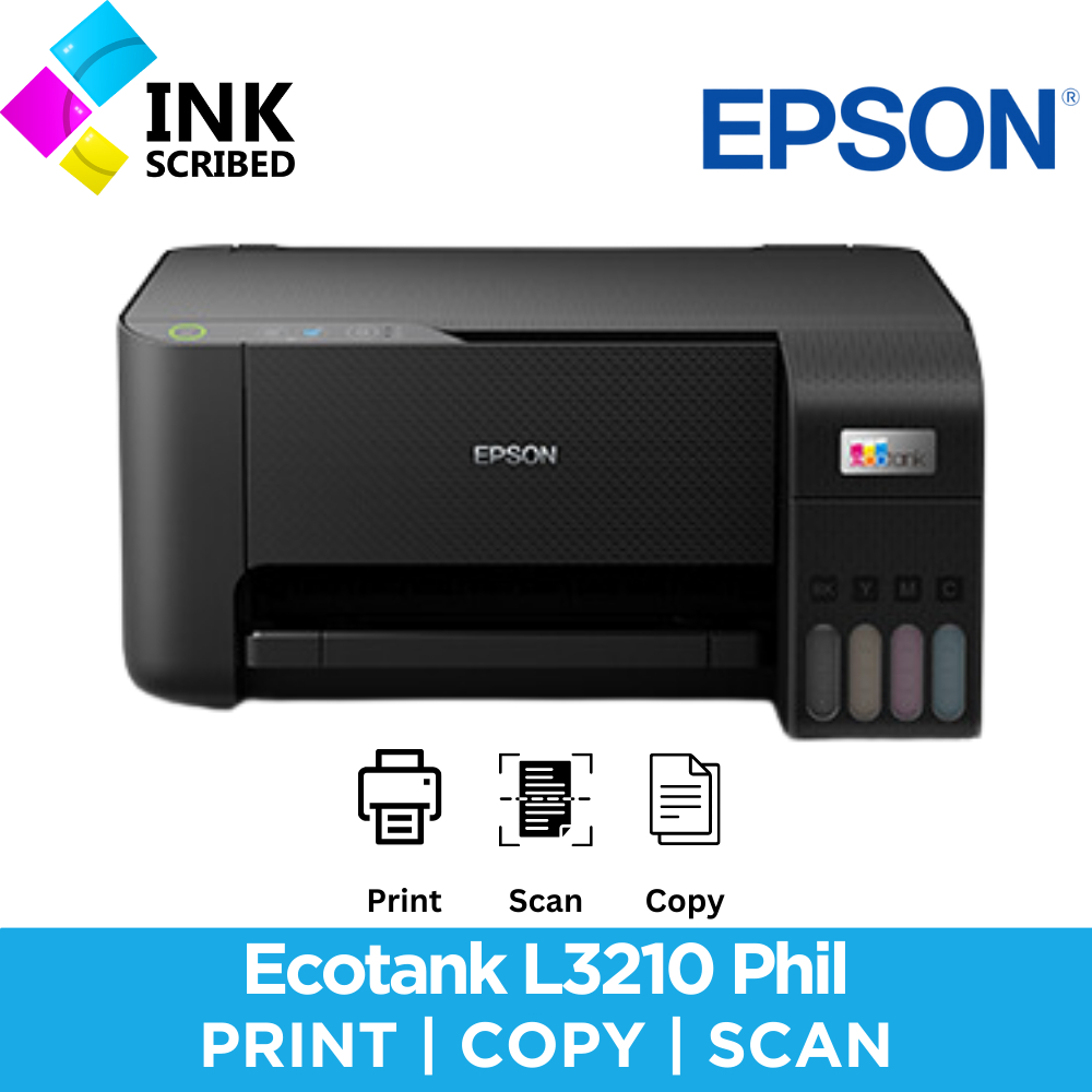 Epson EcoTank L3210 A4 All in One Ink Tank Printer (Print / Copy / Scan) | Shopee Philippines
