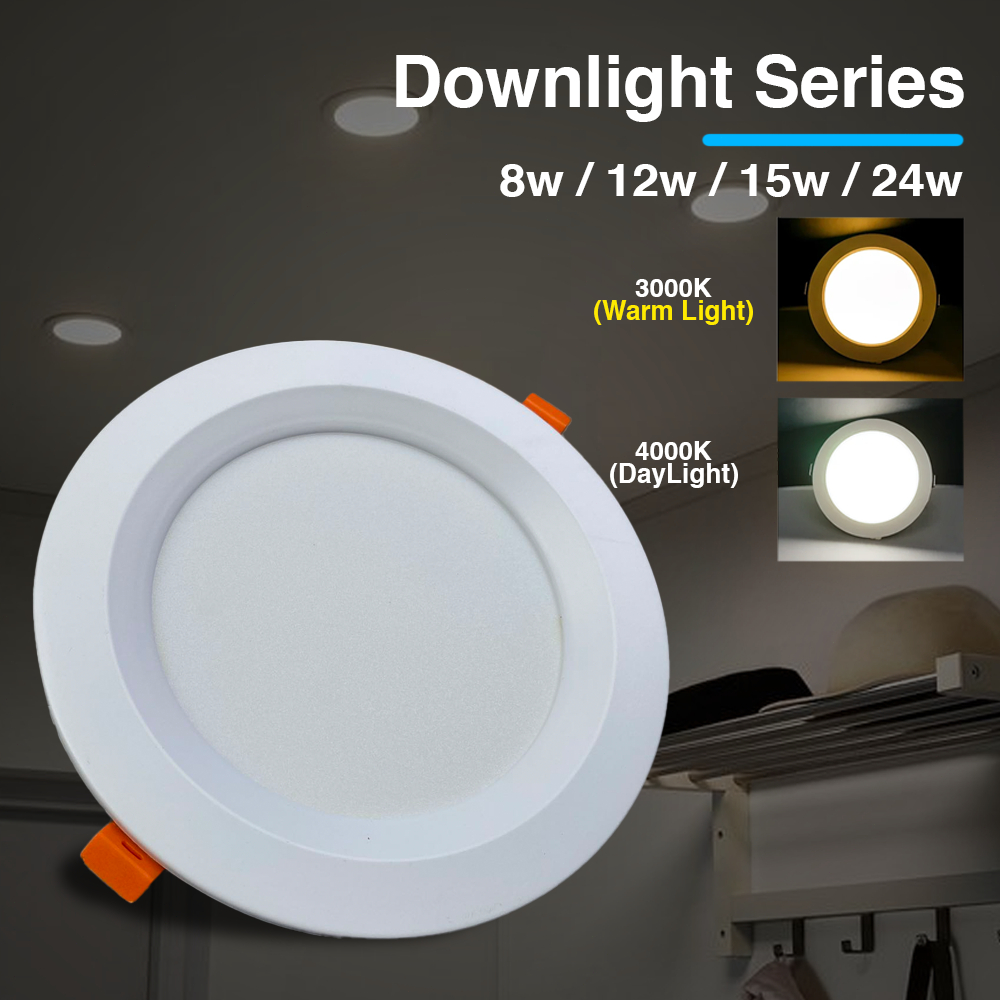 LED Pin light 3000K/4000K Recessed Panel Ceiling Light 8/12/15/18 ...