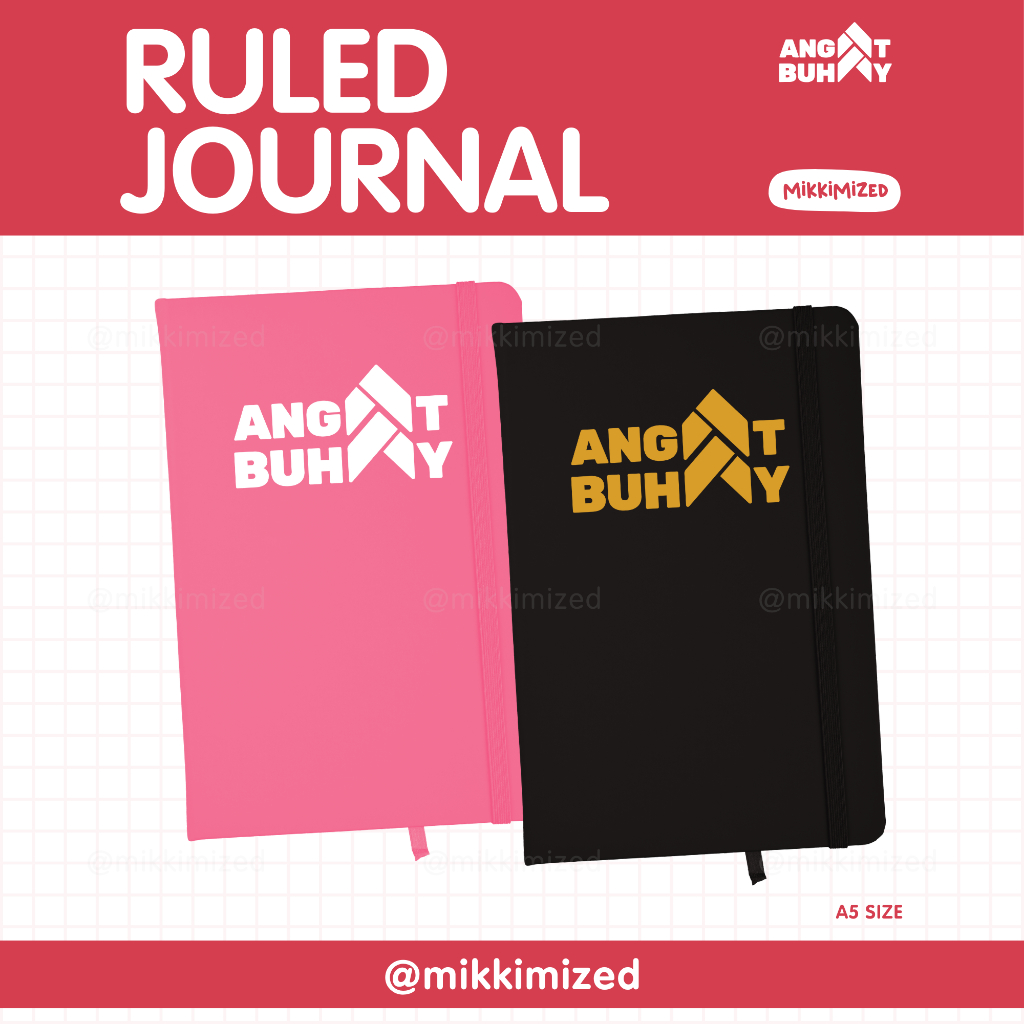 NOTEBOOK Angat Buhay merch | mikkimized | Shopee Philippines