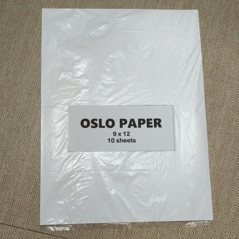 Oslo paper 9" x 12" 10 sheets | Shopee Philippines