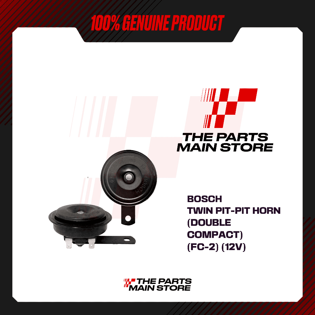 BOSCH TWIN PIT-PIT HORN DOUBLE (12V/24V) (SET) (2pc/set) | Shopee ...