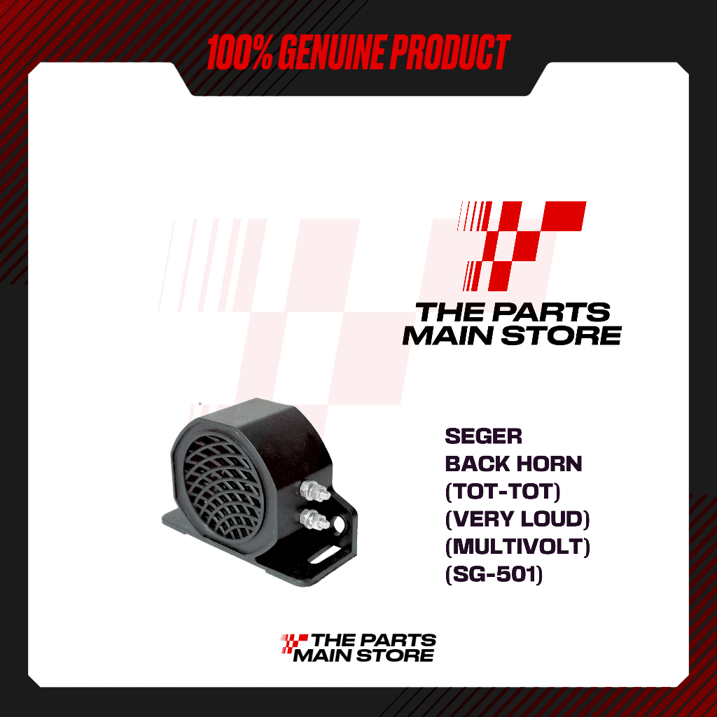 SEGER BACK HORN (TOT-TOT VERY LOUD) MULTIVOLT (EQUIVALENT TO HELLA ...