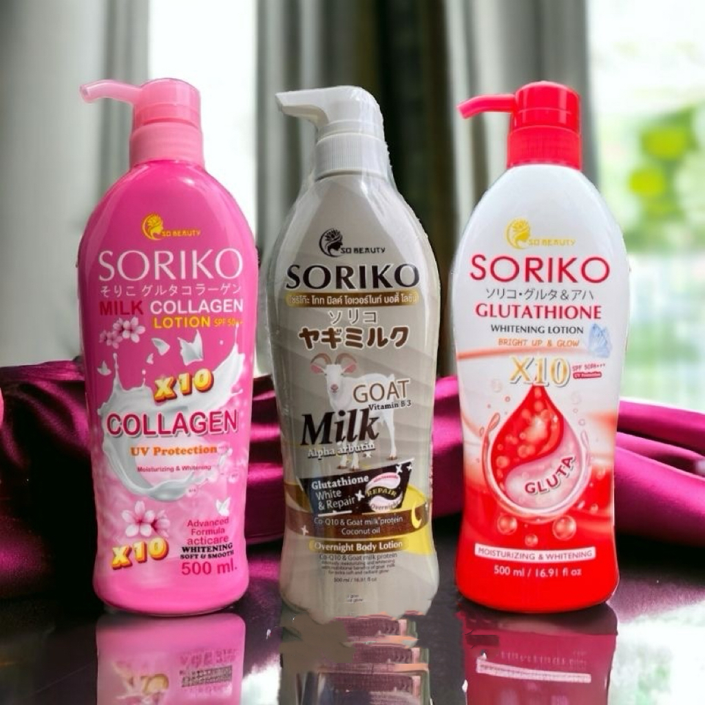 500ml Soriko Thailand Collagen Lotion Whitening Lotion With SPF 50 For ...