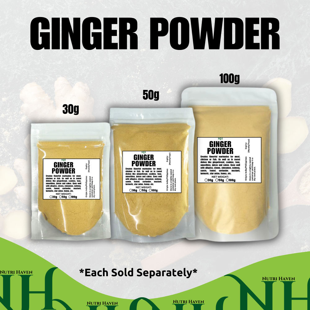 GINGER POWDER or LUYA POWDER ( herbs and spices) retail 30g, 50g, and ...