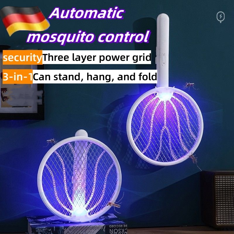 3 In1 Electric bat for mosquito rechargeable Mosquito Electric Swatter ...