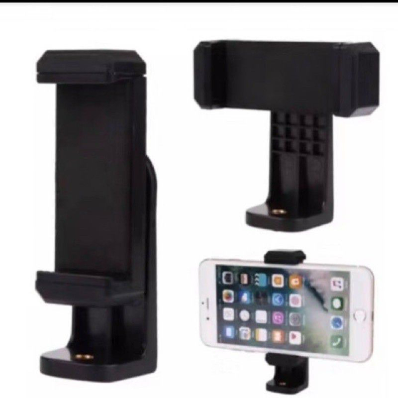 Universal Tripod Mount Adapter Cell Phone Clipper Holder Vertical 360 ...