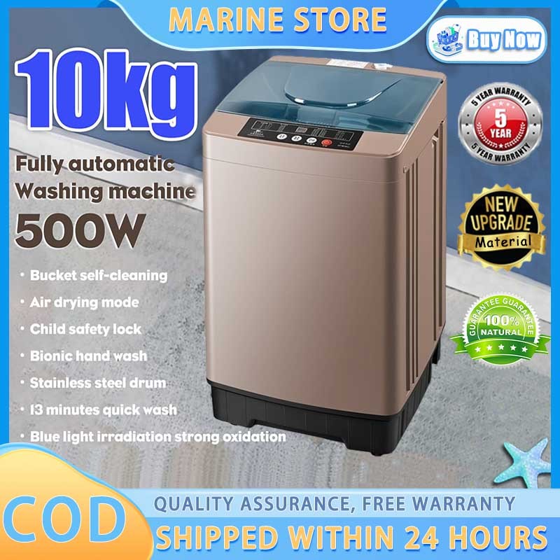 Automatic Washing Machine 8/10KG With Blue Light Washing Machine ...