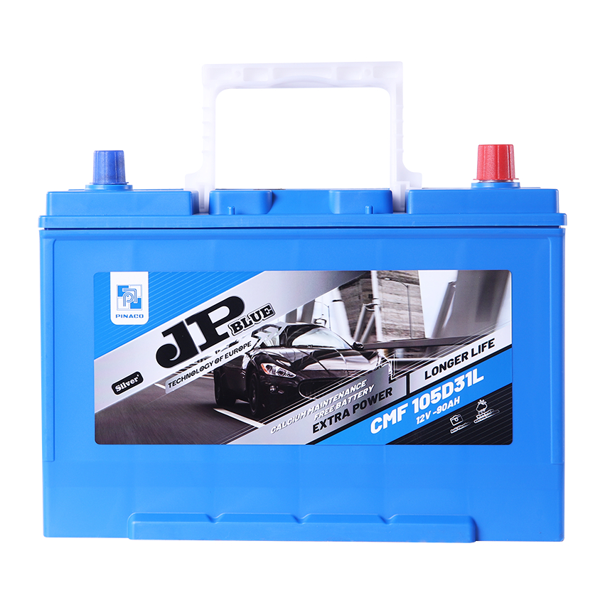 Pinaco JP Blue 105D31L / N70L / 3SMF Maintenance Free Car Battery, 12V ...